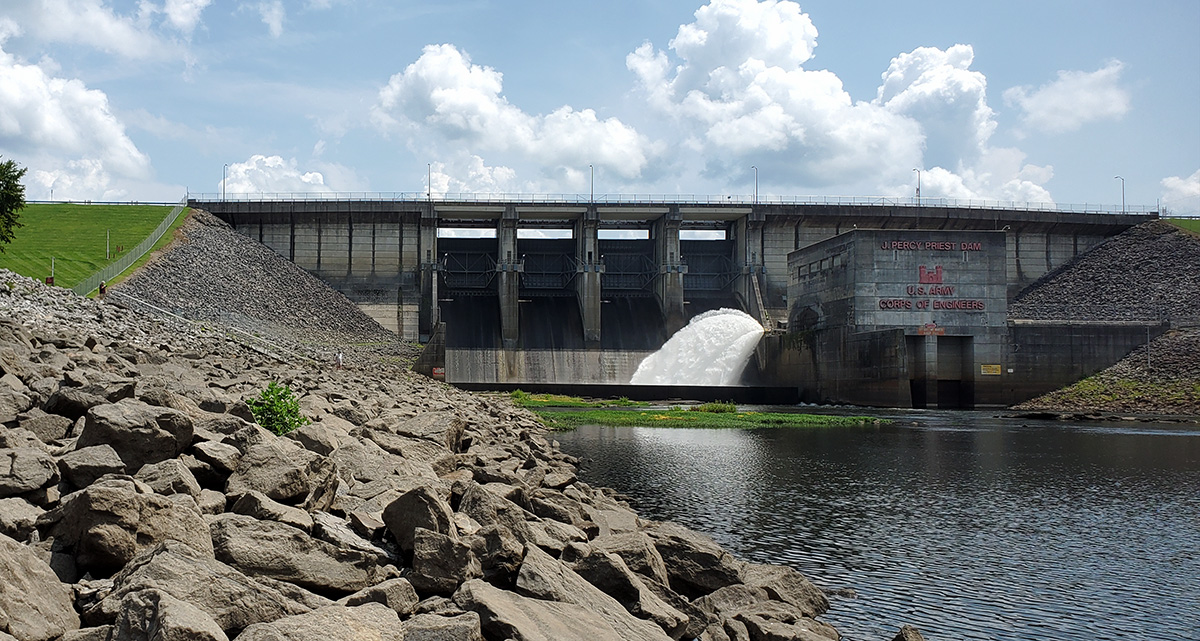 J. Percy Priest Lake Dam – Shadowfax on the Road
